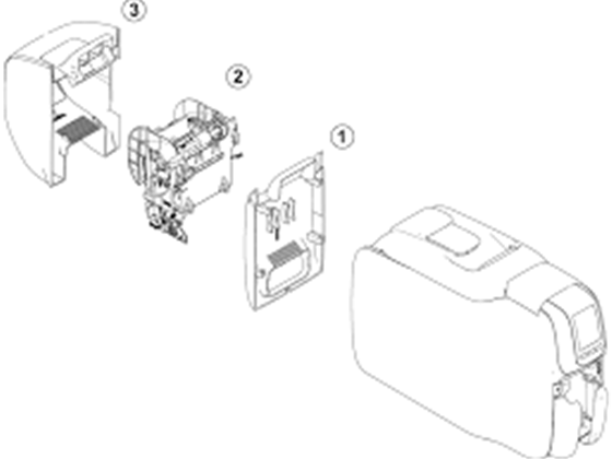 KIT ZEBRA CARD, DUAL-SIDED ZC300, ZC31 (P1090247), REMPLAZADOR POR ...